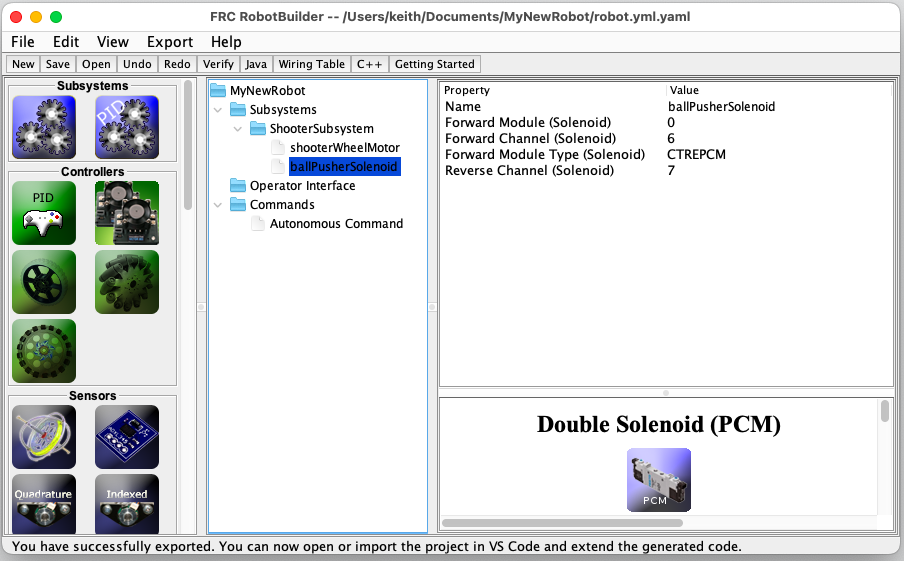 Command Based Programs With Robotbuilder Firstmncsa